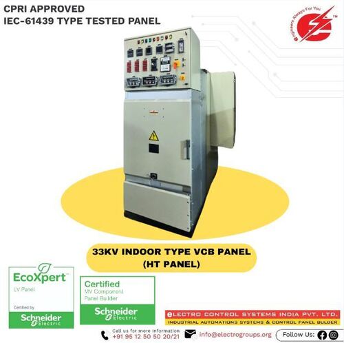 33 Kv Vcb Panel at 340000.00 INR in Rajkot | Electro Control Systems ...