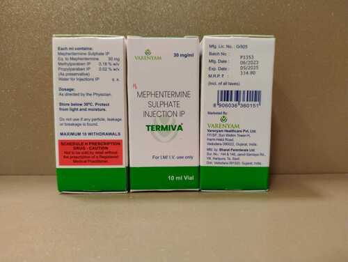 Mephentermine Sulphate Injection - Physical Form: Liquid at Best Price ...