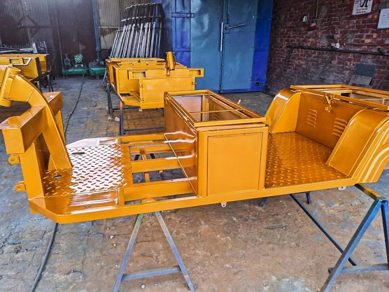 E Rickshaw Chassis Body Butterfly With Paint Frame at Latest Price Online