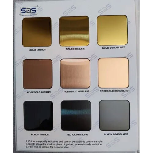 Ss Colored Mirror Finish Sheets at Best Price in Mumbai | Shankeshwar ...