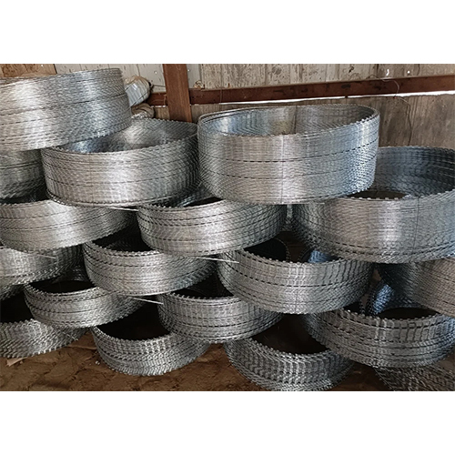 Silver 4 Mm Galvanized Iron Concertina Wire at Best Price in Gurugram ...