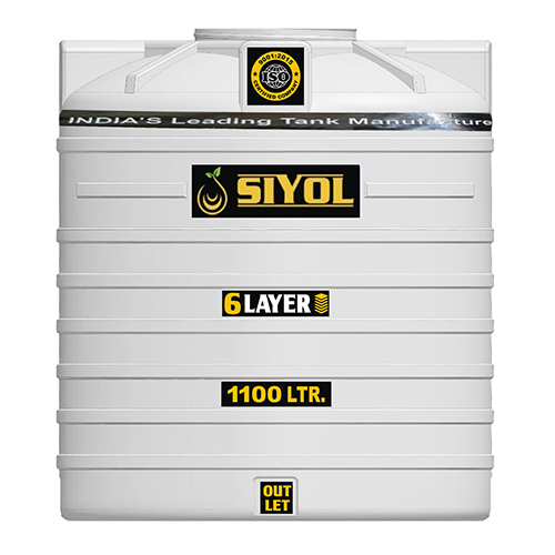 White 1100 Ltr 6 Layer Water Storage Tank at Best Price in Jodhpur ...