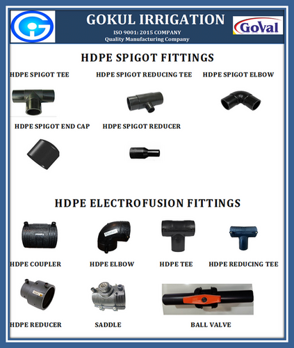 Hdpe Spigot Fittings at Best Price in Ahmedabad, Gujarat | Gokul Irrigation
