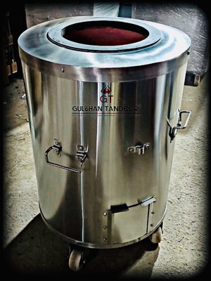 Silver S Steel Round Tandoor at Best Price in New Delhi | Gulshan Tandoor