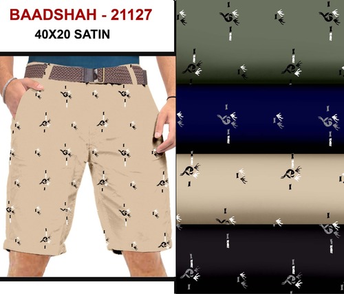 Baadshah 40 20 Bermuda Satin 21127 at Best Price in Ahmedabad | Dalmia ...