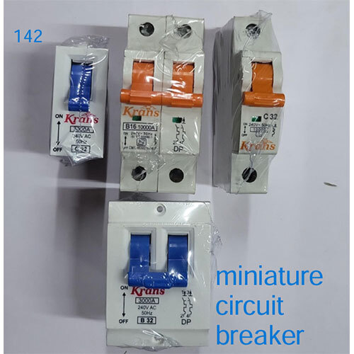 Miniature Circuit Breaker Sp-dp-tp-fp - White Color, Designed For ...