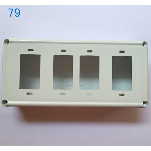 Pvc Gang Box 1way To 8way - White Color | Ideal For Electronic ...