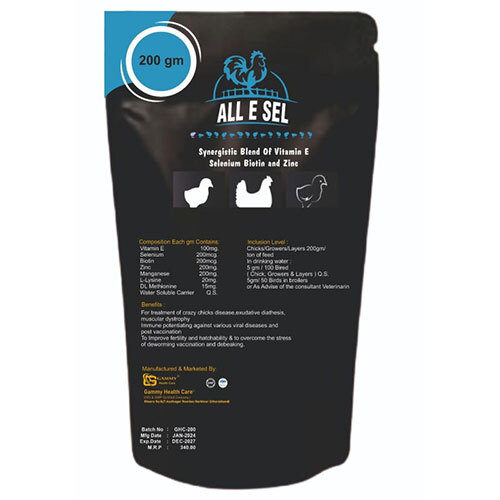 All E Sel Poultry Feed Supplement Efficacy: Promote Healthy at Best ...