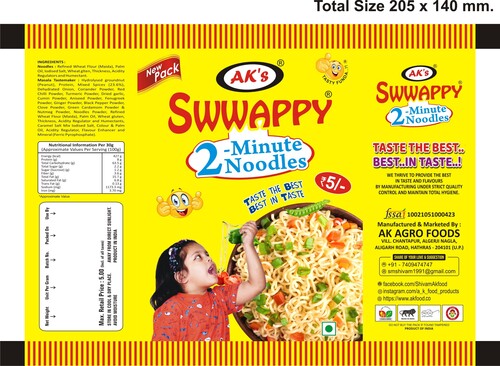 Instant Noodles - Pack Size: 120 Pcs at Best Price in Hathras | M/s A.k ...
