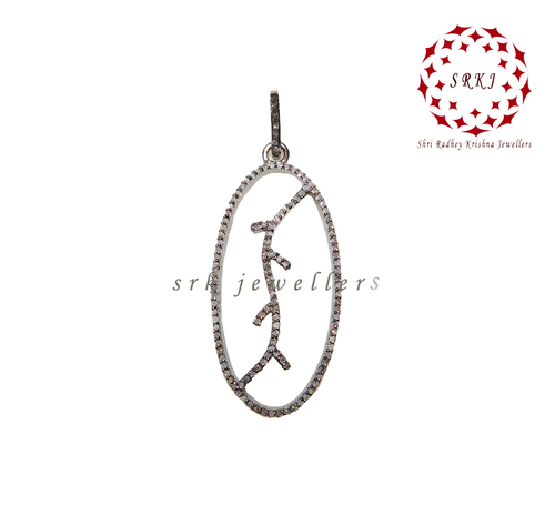925 Starling Silver Handmade Pave Diamond Fancy Unique Pendant at Best ...