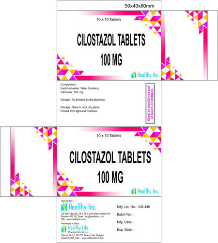 Cilostazol Tablets 100mg at Best Price in Mumbai, Maharashtra | Healthy ...