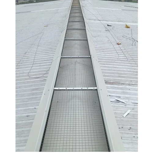 Silver Color Coated Ridge Ventilator System, For Industrial at Best ...