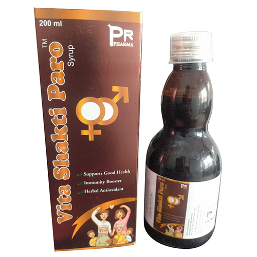 200 Ml Ayurvedic Vita Shakti Paro Syrup Age Group: For Adults at Best ...