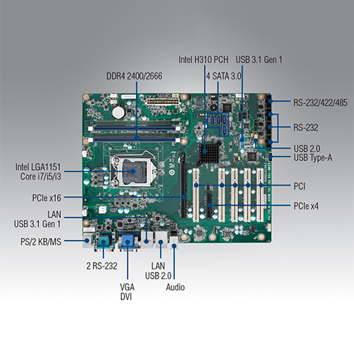 Green Aimb-706 Lga115 8th-9th Generation Intel Core Atx With Dvi-vga ...