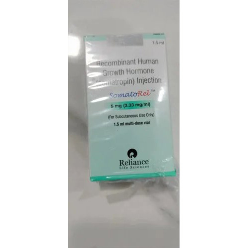 Somatorel 5mg Injection Ingredients: Somatropin (5mg) at Best Price in ...