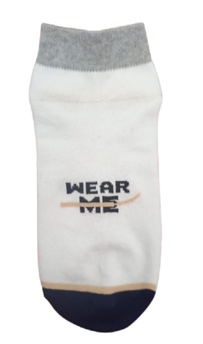 White Wear Me Design Ankle Socks at Best Price in Faridabad | Elkay ...