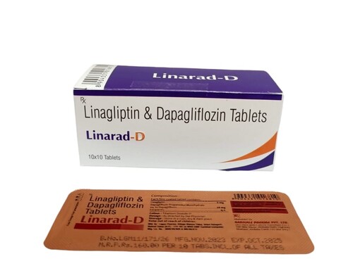 Linagliptin-5mg. & Dapagliflozin-10mg. Tablets at Best Price in Ambala ...
