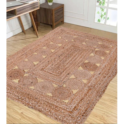 Brown Designer Jute Braided Rug at Best Price in Jaipur | India Art And ...
