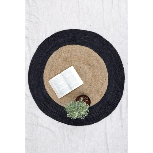 Multicolour Traditional Vintage Braided Jute Round Rug at Best Price in ...