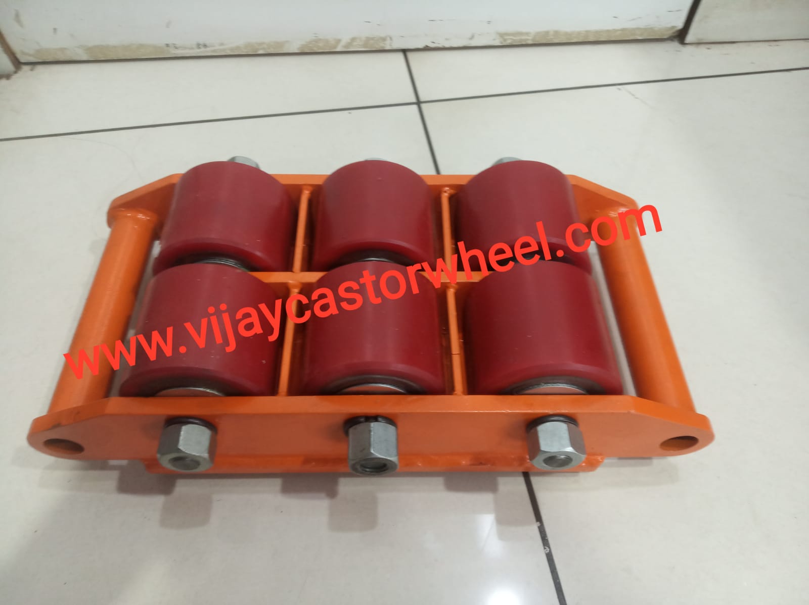 Roller Skid Wheels - Color: Red at Best Price in Rajkot | Vijay Castor ...