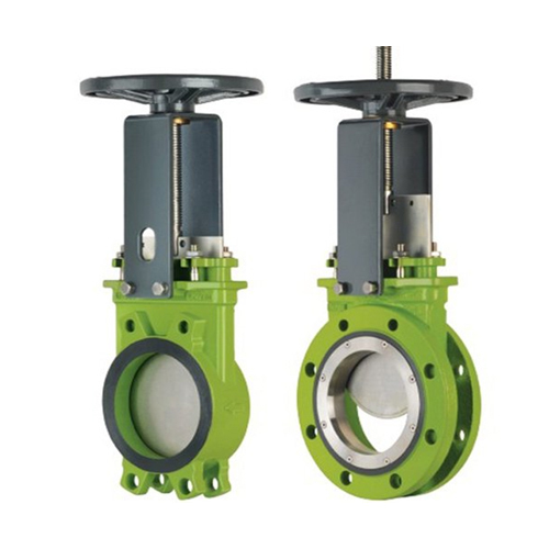 Industrial Knife Edge Gate Valve - Stainless Steel, Hydraulic Powered ...