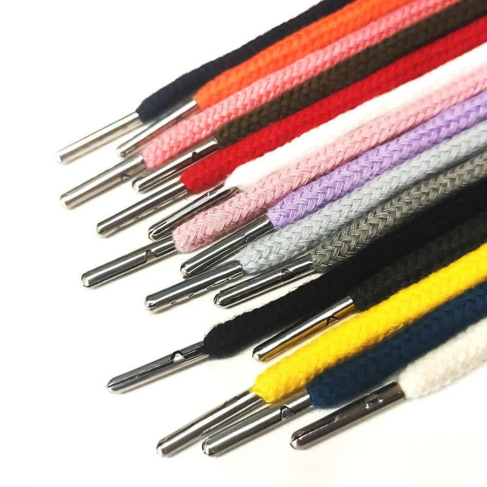 Cotton Drawcord With Metal Tipping - 50 Inch Length, Multicolor ...