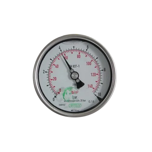 Analog Air Pressure Gauge - Stainless Steel, 150mm To 63 & 100mm Sizes ...