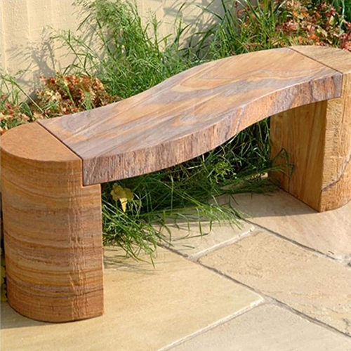 Outdoor Marble Park Bench - Assembly: No Assembly Required at Best ...