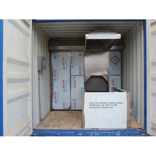 Container Human Body Burn Crematorium Machine - Usage: Industrial ...