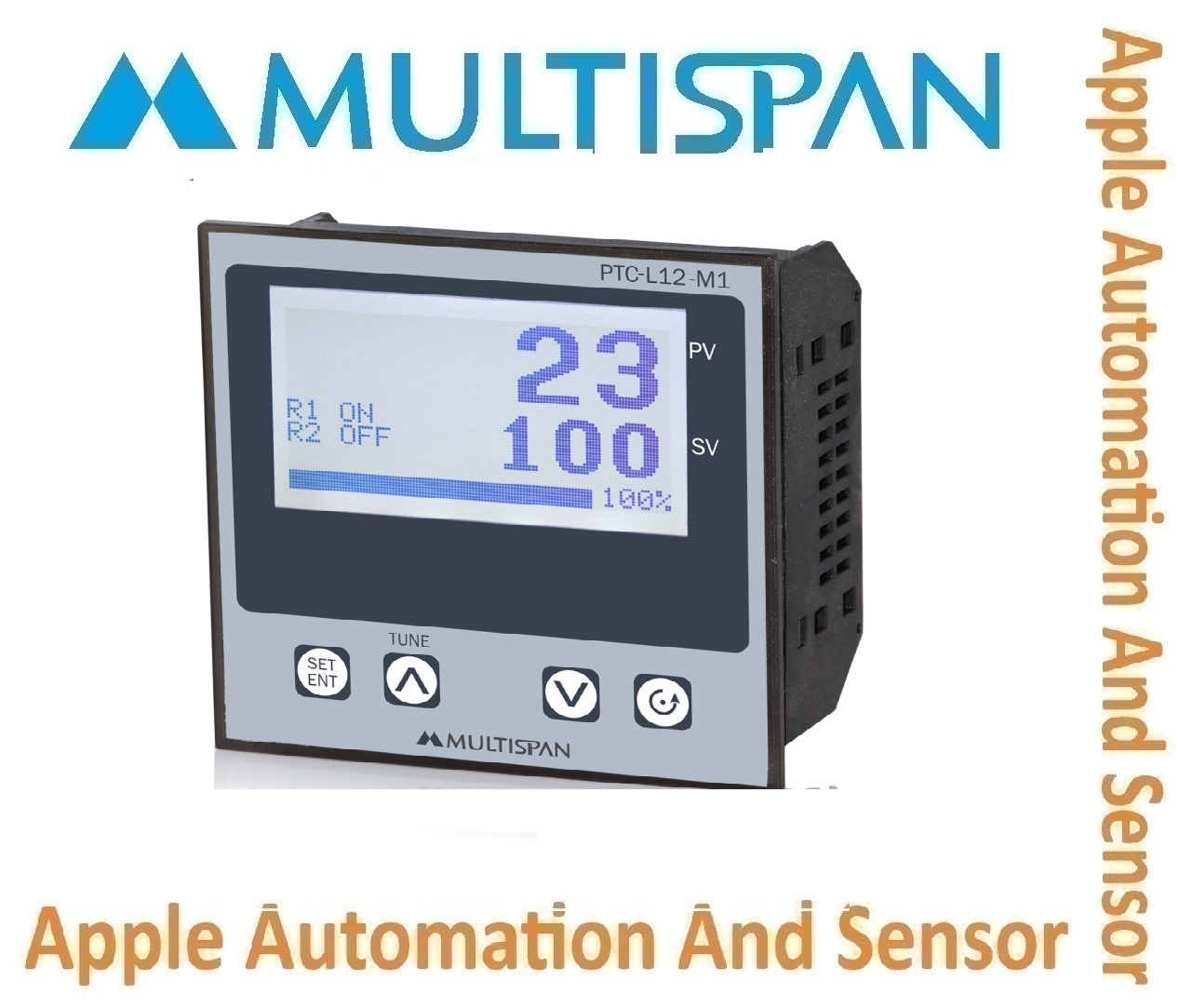 Ptc-l12-m1/ Ptc-1202-m1 Multispan Universal Input Pid Controller With Analog Output & Modbus ...