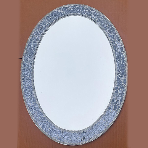 Oval Shape Mosaic Design Mirror - Application: Home at Best Price in ...