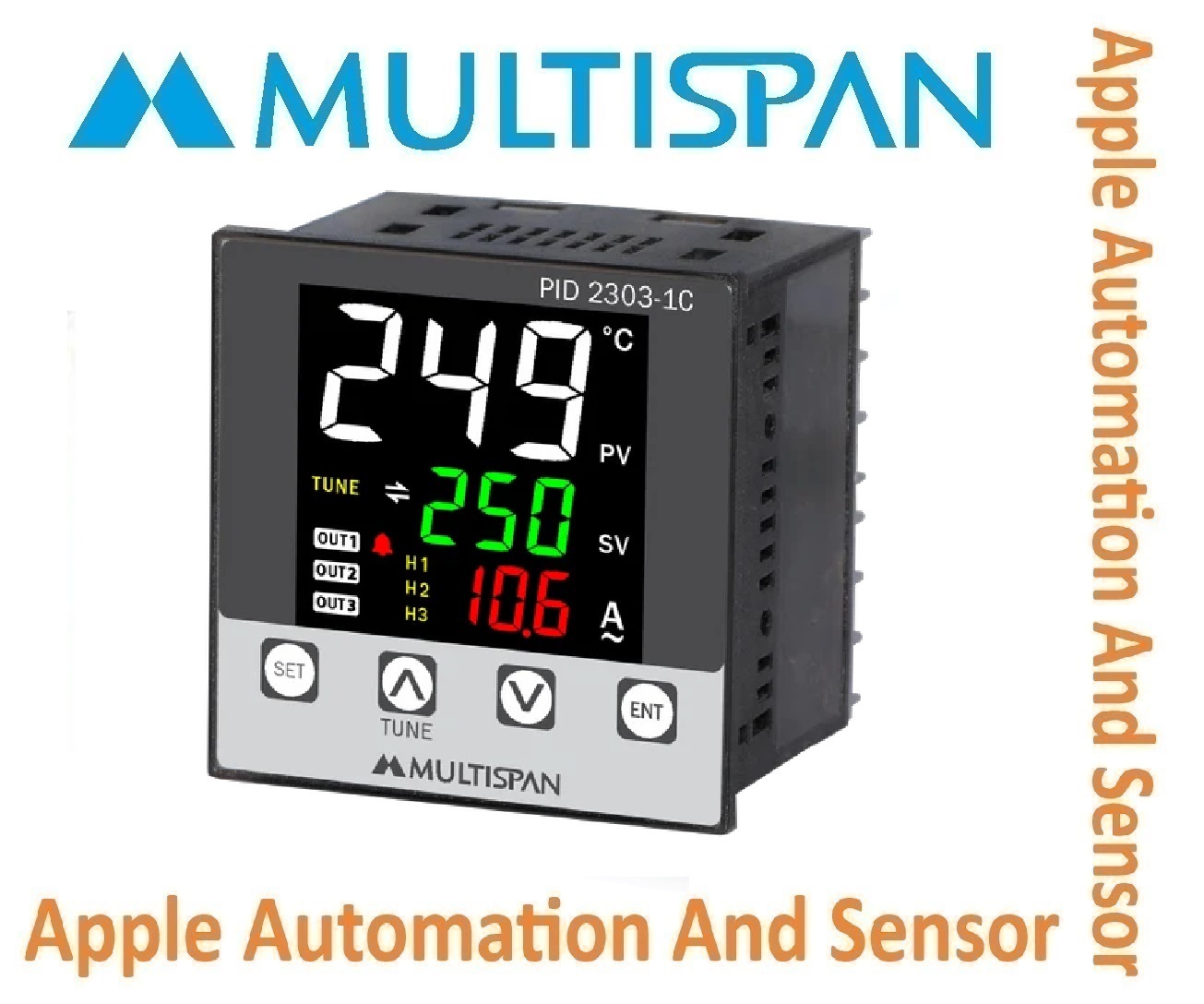 Pid-4203-1c Multispan Universal Input Pid Controller With Analog Output ...