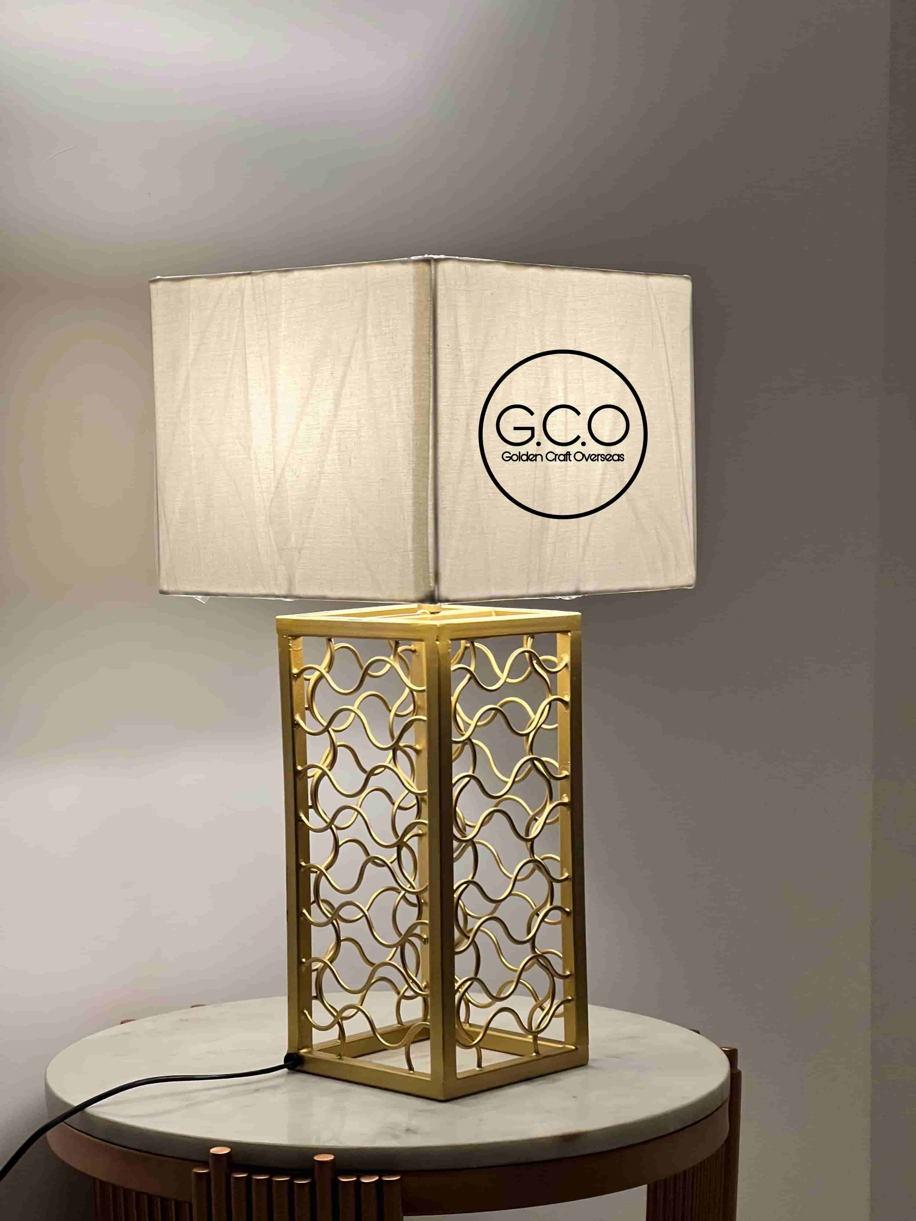 Square Table Lamp - Color: Multi at Best Price in Moradabad | Golden ...