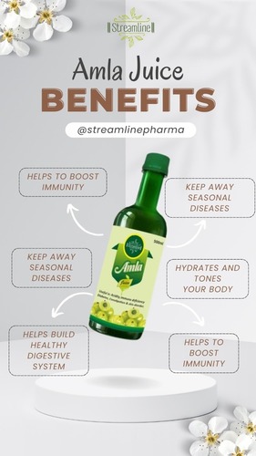 Amla Juice - Herbal Blend, 20-30ml Dilution For Immune Support ...