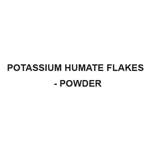 Potassium Humate Flakes - Powder - Application: Agriculture at Best ...
