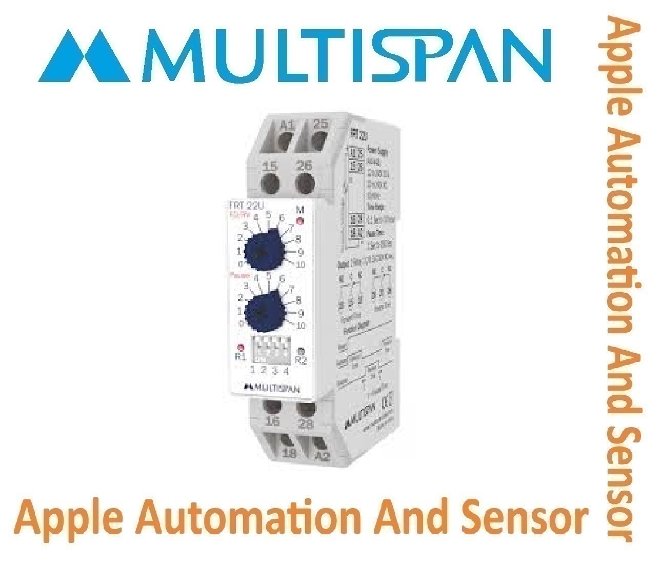 Di-22 On-off Delay Timer Multispan Din Rail Display Timer- Analog Timer ...