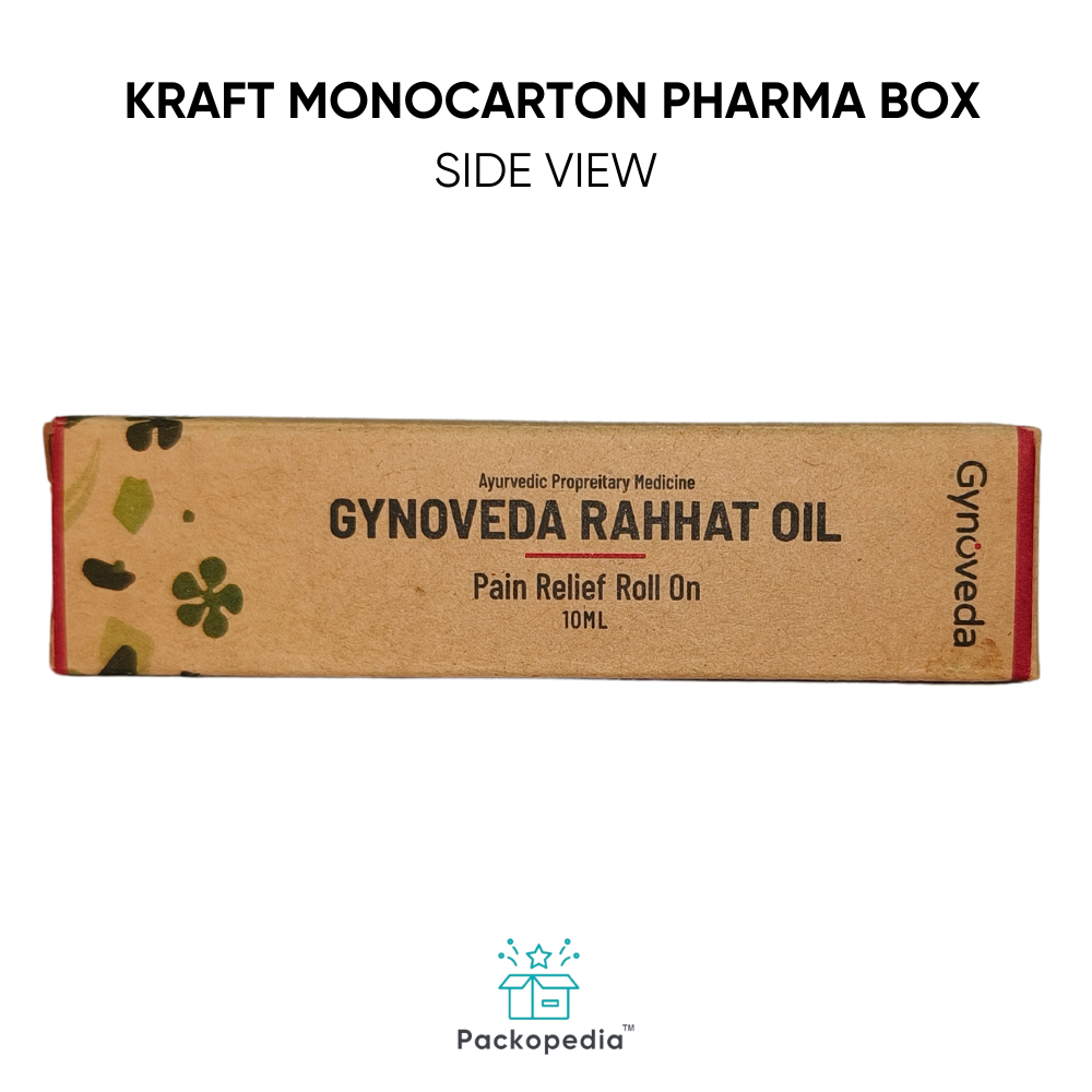 Pharmaceutical Packaging Mono Cartons - Kraft Paper Material ...