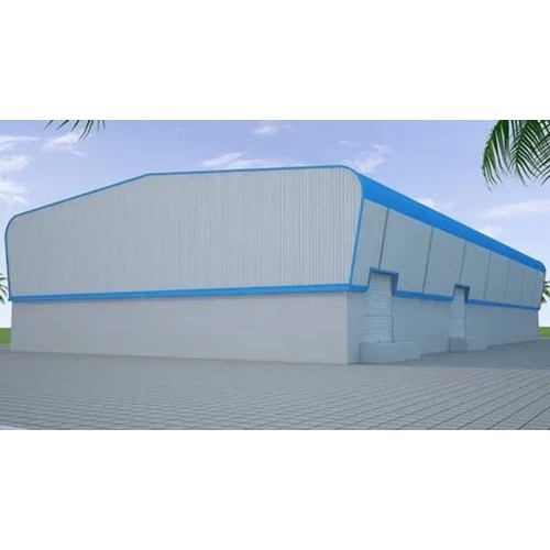 Prefabricated Warehouse Shed - Steel Material , 20 Mm Wall Panel ...