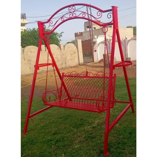 3 Seater Red Iron Jhula at 15000.00 INR in Chirawa | Chouhan Handicrafts