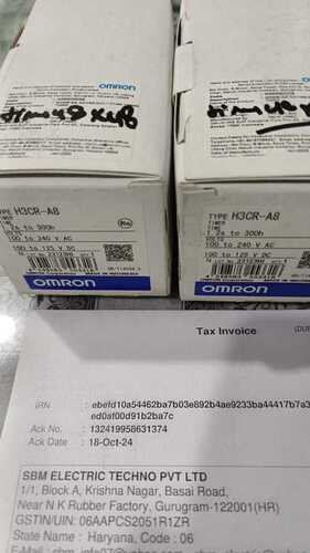 Omron Proximity Sensor, H3cr-a8 at Best Price in Gurugram | Sbm Electric Techno Pvt Ltd