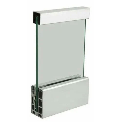 Aluminium Glass Railing Section - Color: Silver at Best Price in Noida ...