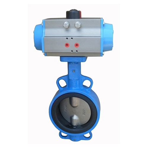 Pneumatic Rotary Butterfly Valve - Material: Stainless Steel at Best ...
