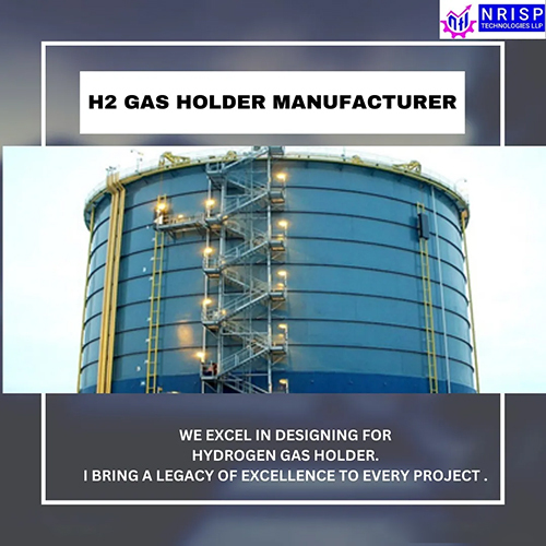 Hydrogen Gas Holder - Carbon Steel, 1mtr To 30mtr Sizes | Weight ...