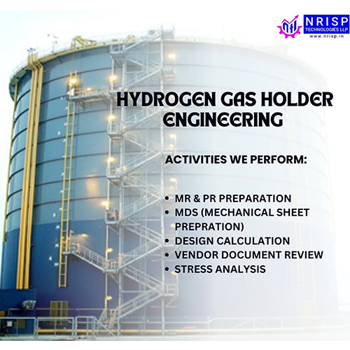 Hydrogen Gas Holder - Carbon Steel, 1mtr To 30mtr Sizes | Weight ...