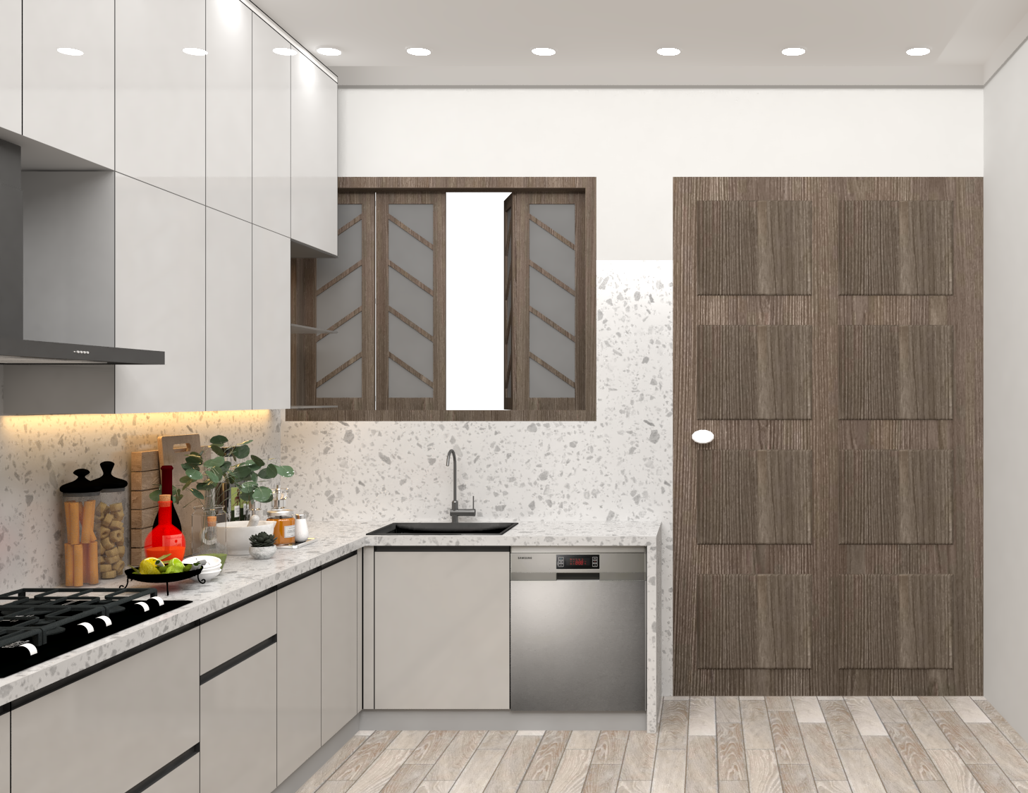 Galvanized Steel Modular Kitchen at 27138.82 INR in Delhi | Mettas ...