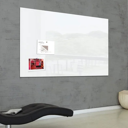 3 Feet White Glass Writing Board - Application: Office at Best Price in ...