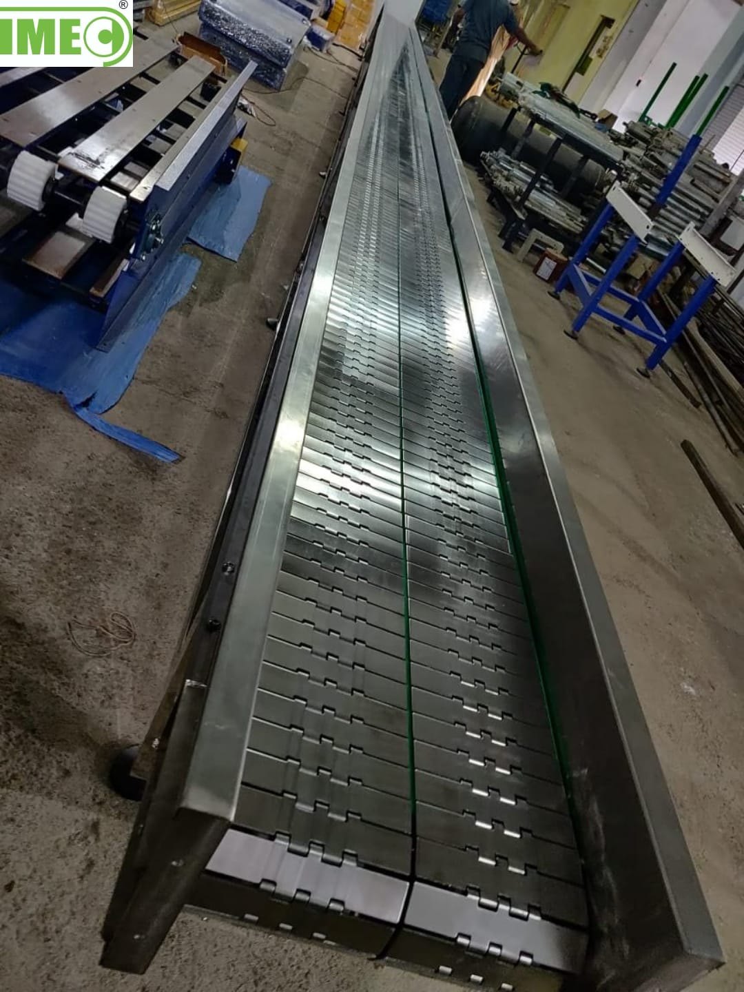 Slat Chain Conveyor at 22000.00 INR in Coimbatore, Tamil Nadu | Imec ...