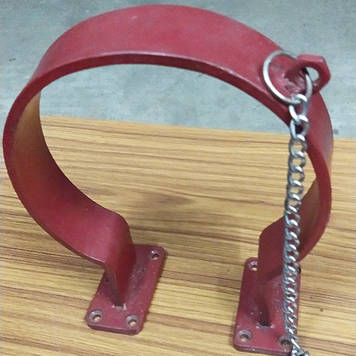Fire Extinguisher Holding Clamp For Metro Railway - Color: Red at Best ...