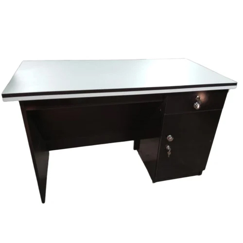 3x2 Feet Rectangular Wooden Office Table - Color: Brown at Best Price ...