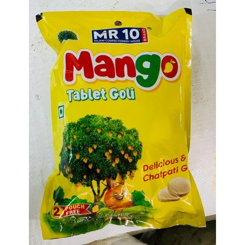 Mr10 Mango Flavour Goli - Solid Eggless Candy, Available In Multiple ...